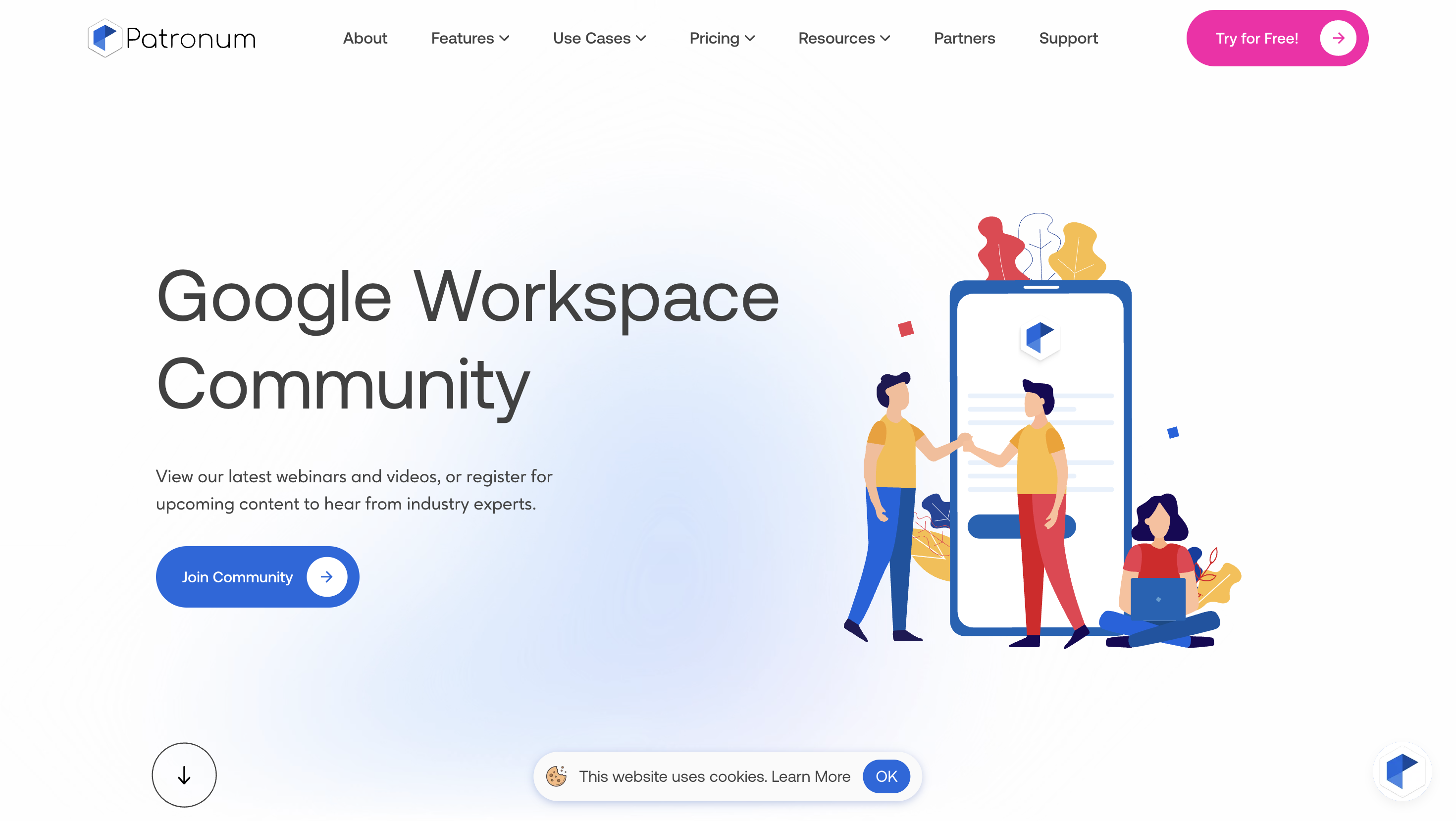 Google Workspace Community: Webinars, Networking & Insights | Patronum
